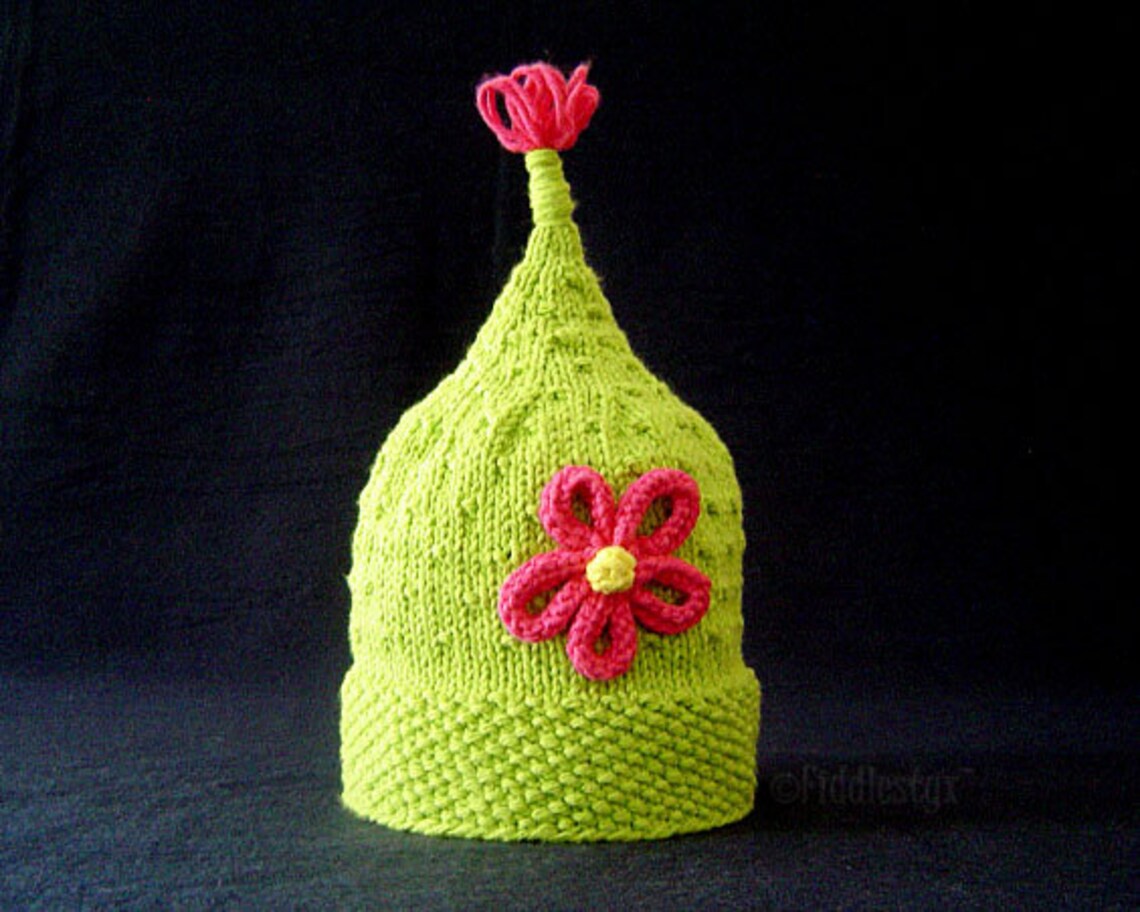 Knitting Pattern Girls Pixie Hat Pattern the ZOE Hat | Etsy