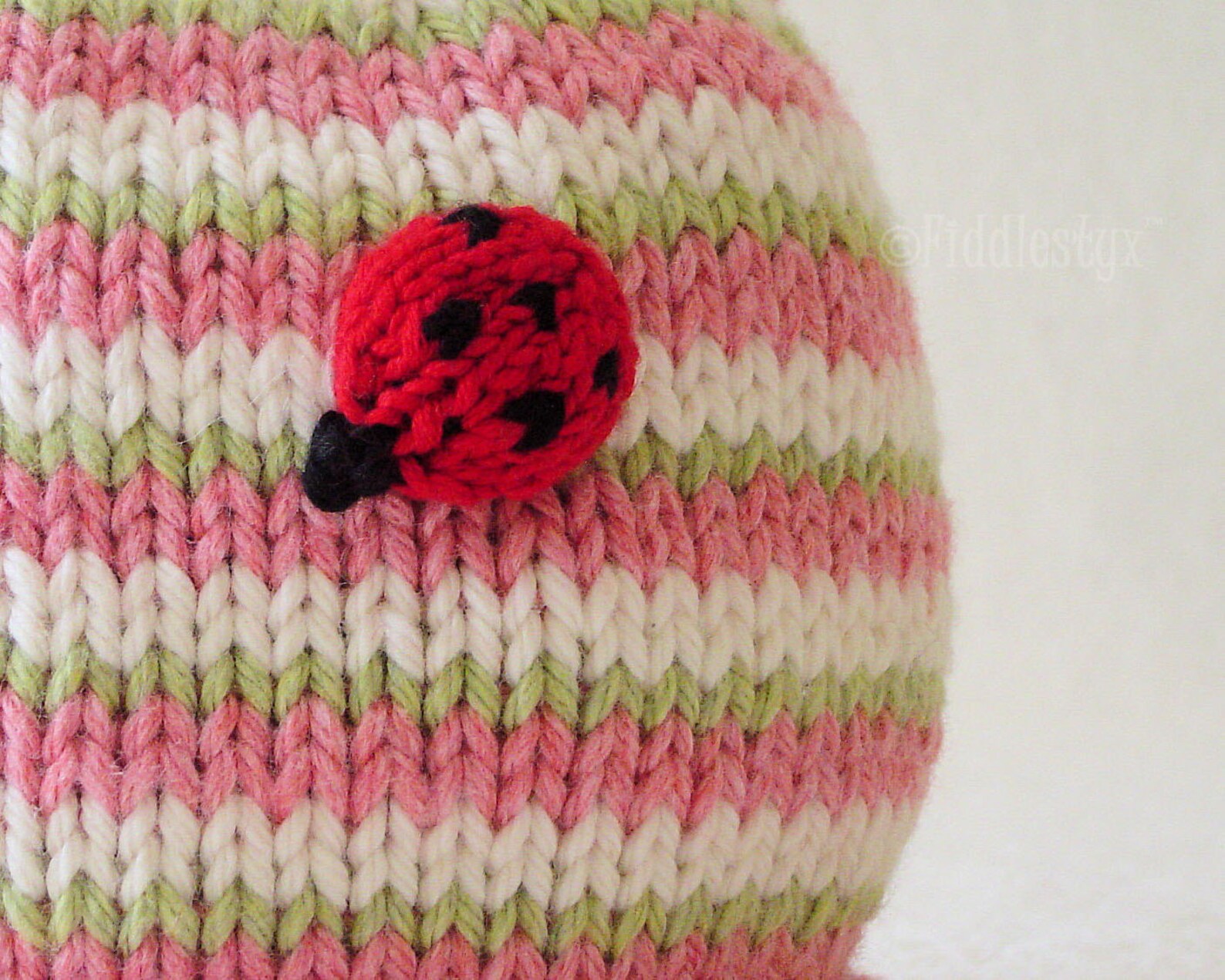 Knitting Pattern Ladybug Hat Knitting Pattern the CLAUDIA - Etsy