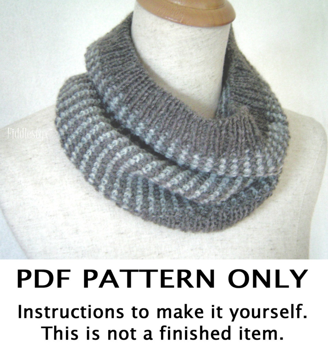 Knitting Pattern Reversible Cowl Pattern Reversible Hat - Etsy
