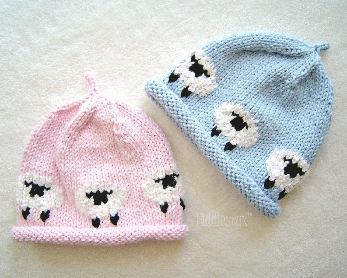 Hat Knitting Pattern Little Lamb Hat Woolly Sheep Hat - Etsy Australia