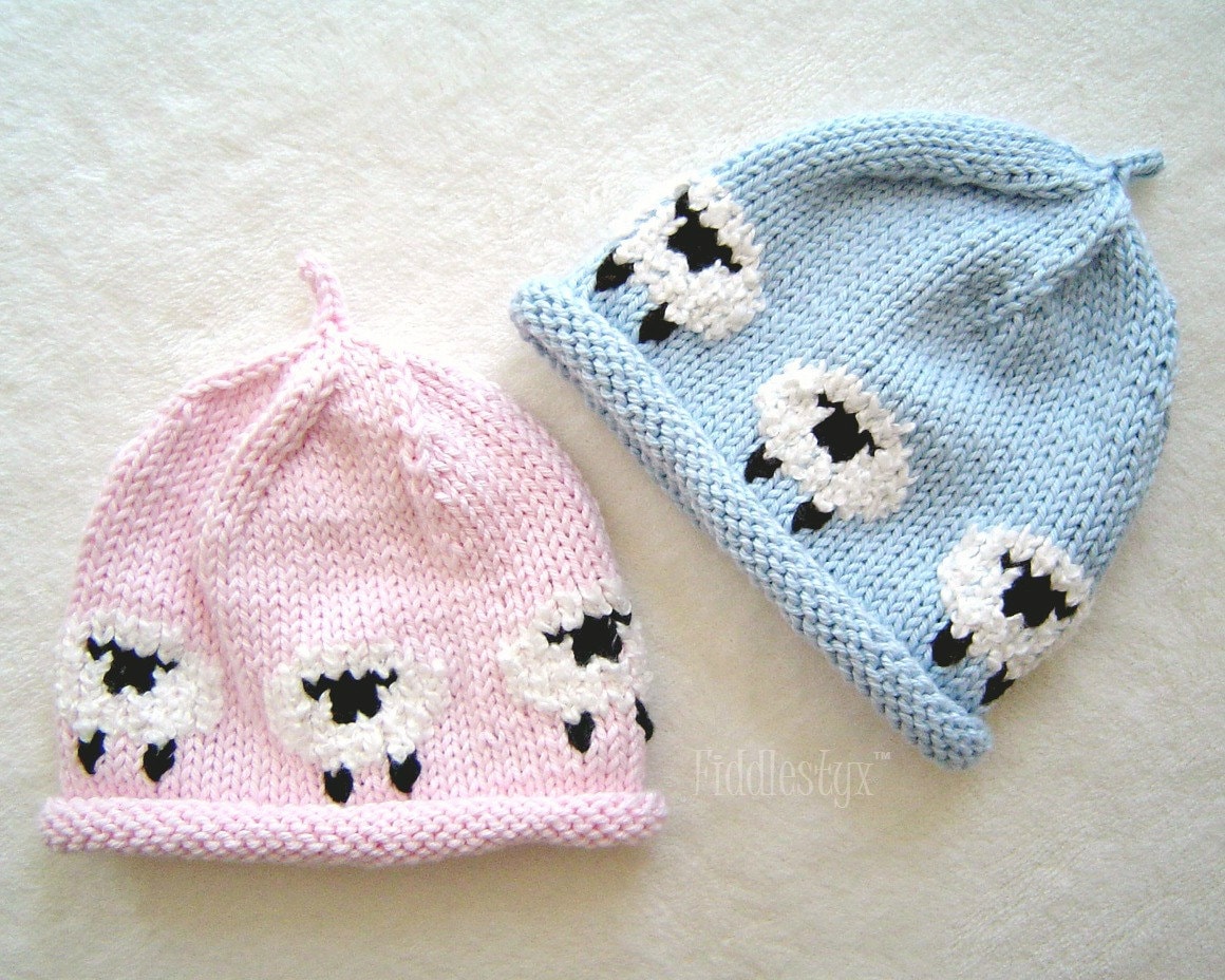 Hat Knitting Pattern Little Lamb Hat Woolly Sheep Hat - Etsy Australia