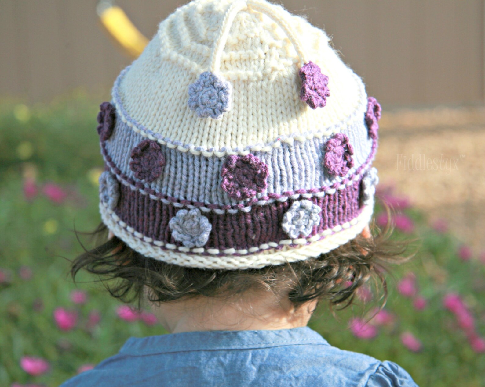 Knitting Pattern Girl's Hat Pattern the VIOLET Hat - Etsy