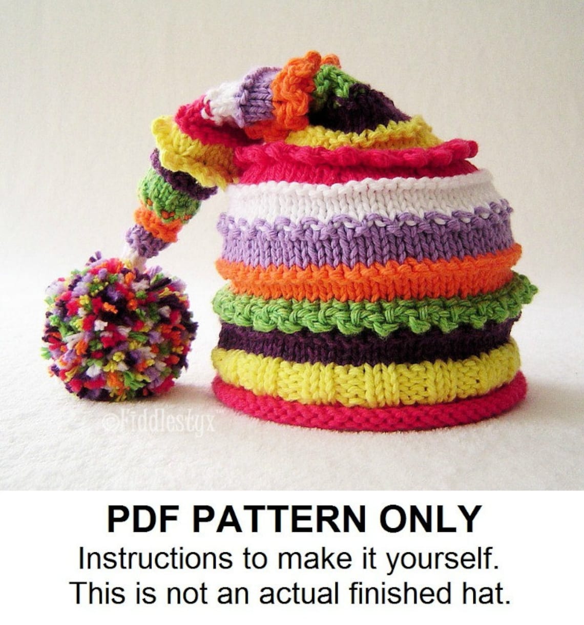 Knitting Pattern Stocking Hat Pattern the LUCY Hat - Etsy Canada