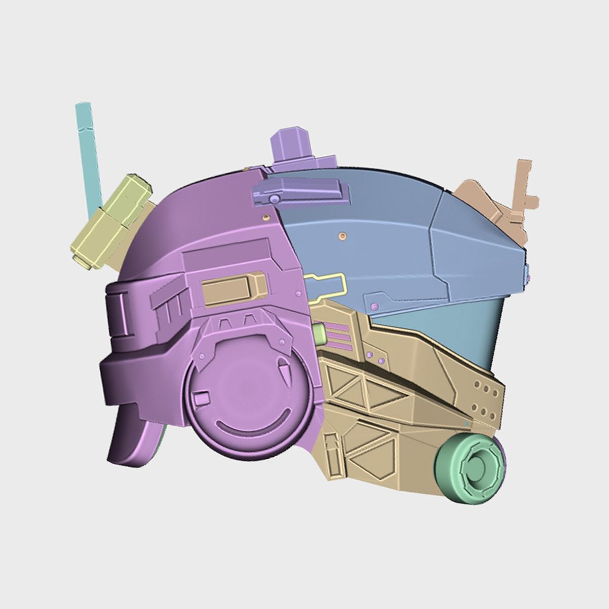 Titanfall 2 Pulse Blade Pilot Helmet 3D Model | Titanfall Helmet Print ...