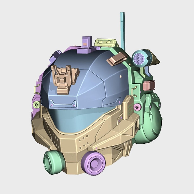 Titanfall 2 Pulse Blade Pilot Helmet 3D Model | Titanfall Helmet Print ...