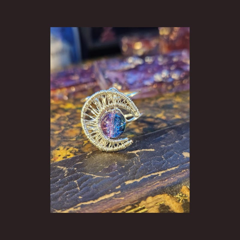 Moon Ring - Etsy