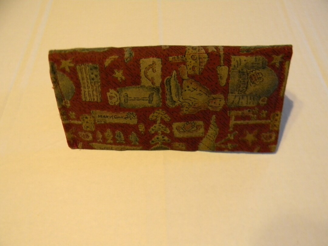 Red Checkbook Cover - Etsy