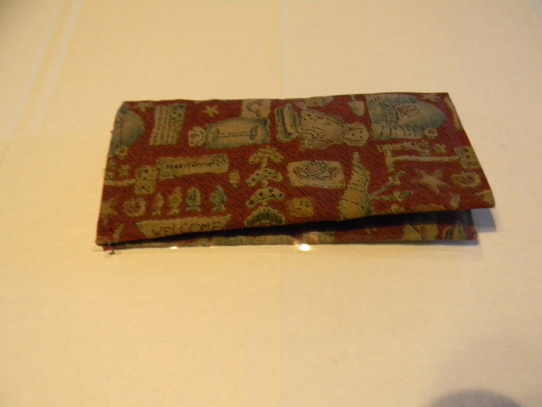 Red Checkbook Cover - Etsy