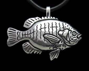 Sunfish Sterling Silver Charm, Small Fish Pendant - Etsy