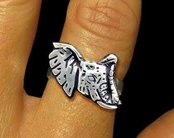 Cougar Head Ring Sterling Silver Puma Ring Mountain Lion Ring | Etsy