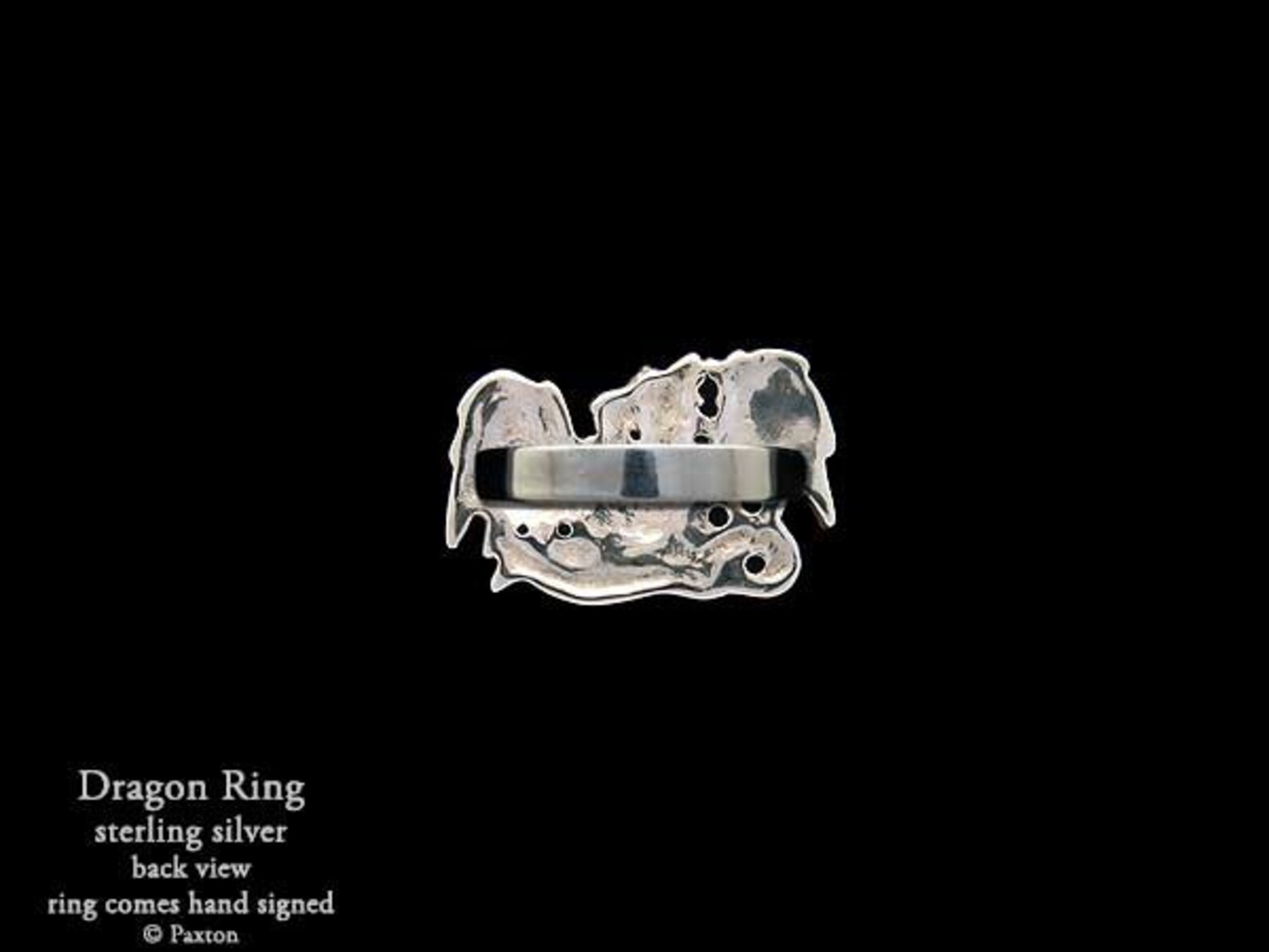 Dragon Ring Sterling Silver Fantasy Ring | Etsy
