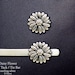 Daisy Tie Tack or Daisy Flower Tie Bar / Tie Clip Sterling Silver - Etsy