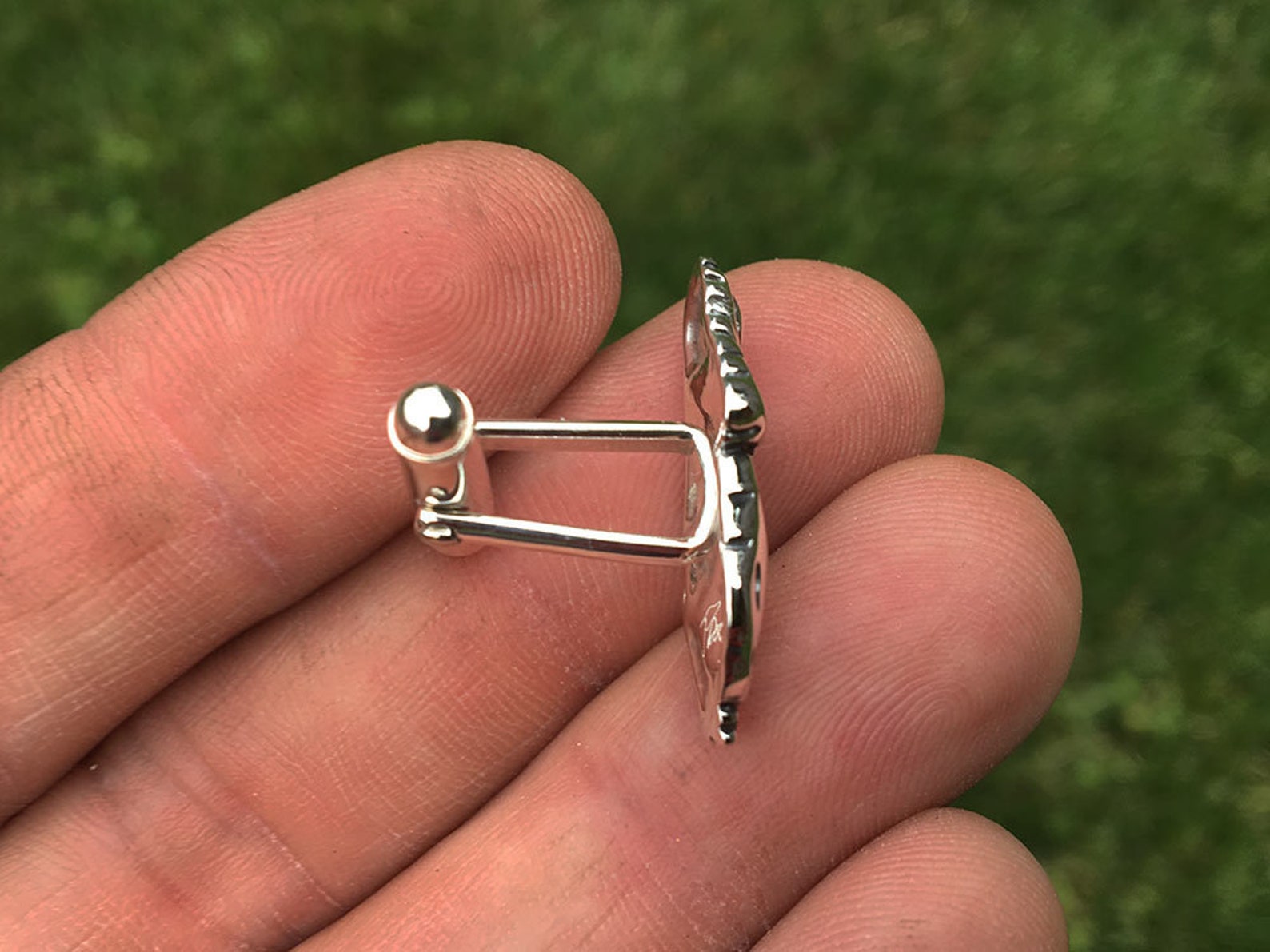 Sea Otter Cuff Links Sterling Silver | Etsy