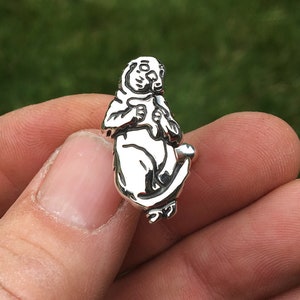 Sea Otter Cuff Links Sterling Silver - Etsy