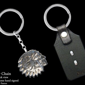 Indian Chief Head Keychain / Keyring All Sterling Silver or Chief Head ...
