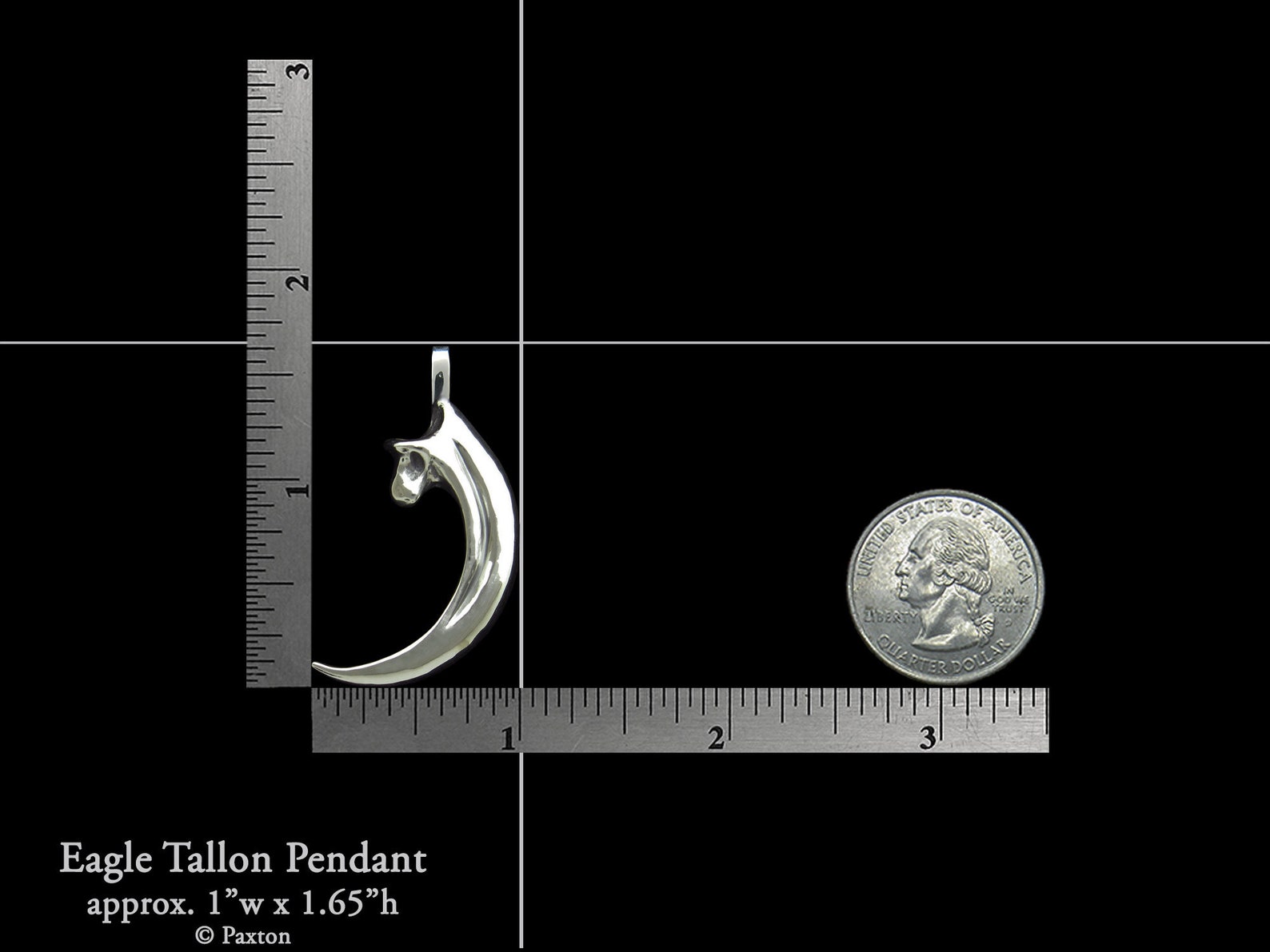 Eagle Talon Necklace Claw Pendant in Solid Sterling Silver - Etsy