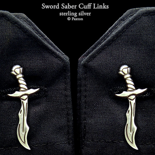 Sword Cufflinks - Etsy