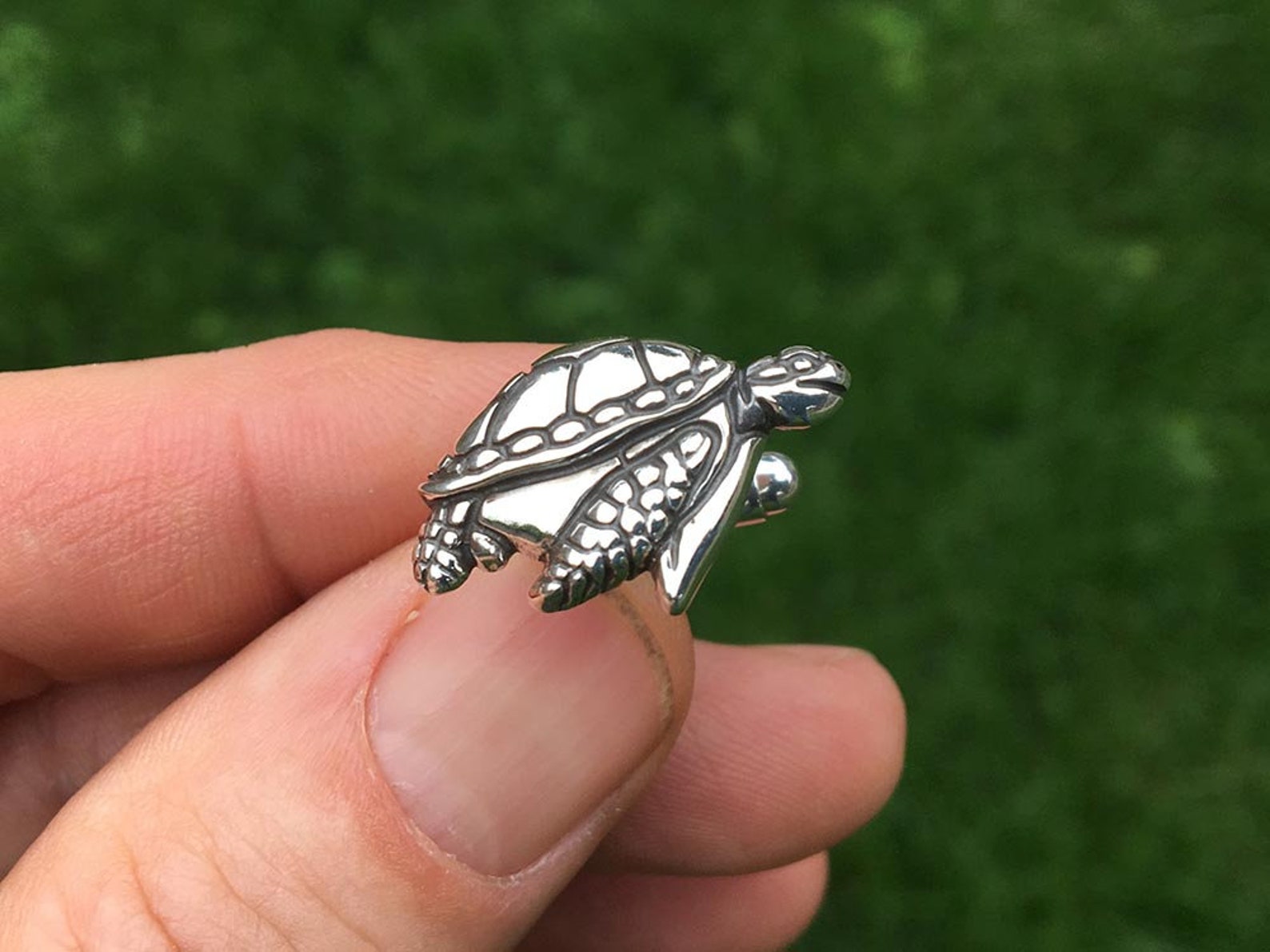 Sea Turtle Cuff Links Sterling Silver - Etsy