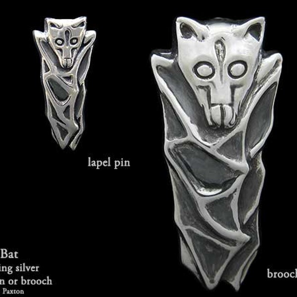 Bat Pin - Etsy