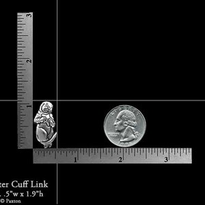 Sea Otter Cuff Links Sterling Silver - Etsy