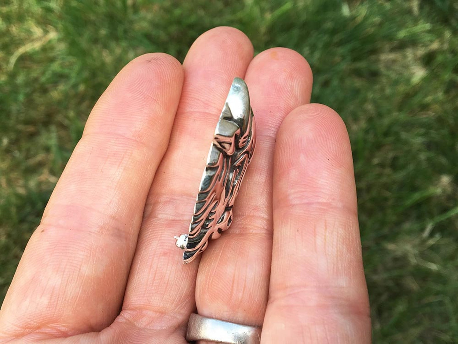 Bison Buffalo Brooch Pin Sterling Silver - Etsy