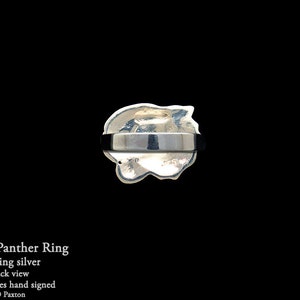 Cougar Head Ring Sterling Silver Puma Ring Mountain Lion Ring Panther ...