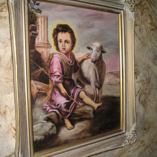 Jésus Signed Painting - Etsy