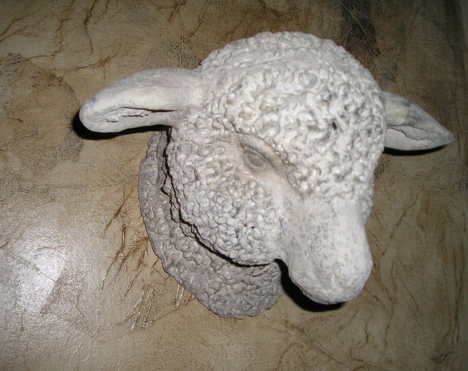 Wonderful Life Size Lamb/sheep Head/bust Wall Art Spiritual Home Decor ...