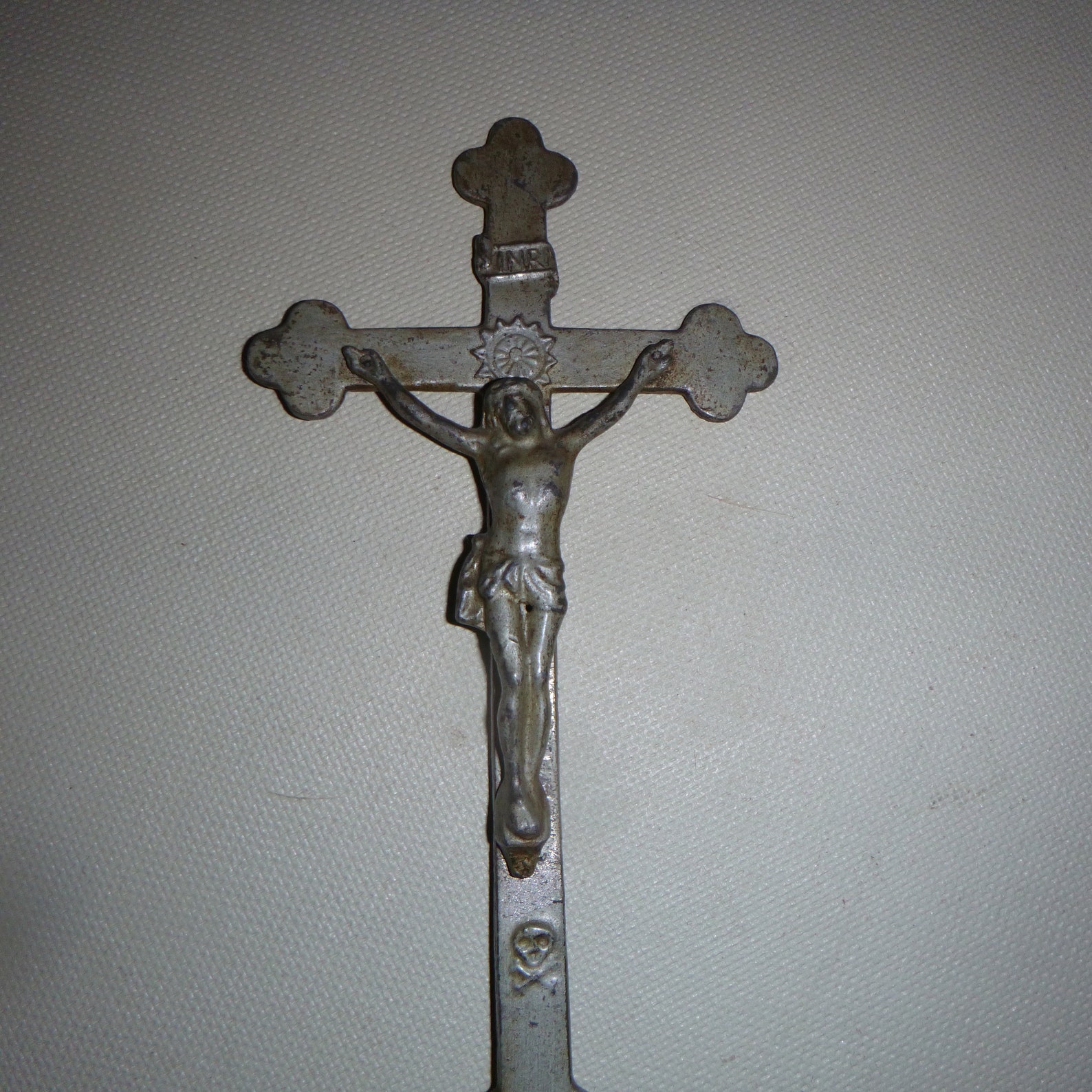 Vintage Religious Crucified Jesus. Cross With Stand Home Altar | Etsy