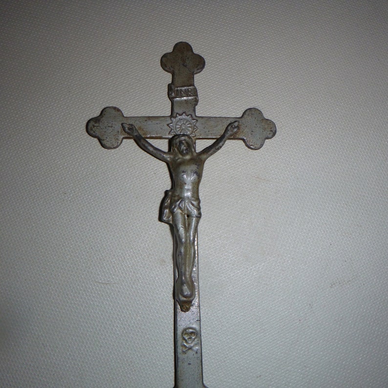 Vintage Religious Crucified Jesus. Cross With Stand Home Altar | Etsy