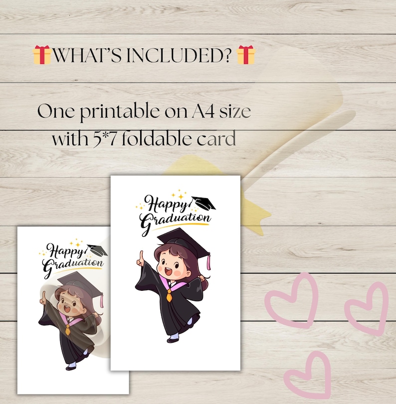 Printable Graduation Card | Congratulations Grad Cap| Digital Download ...