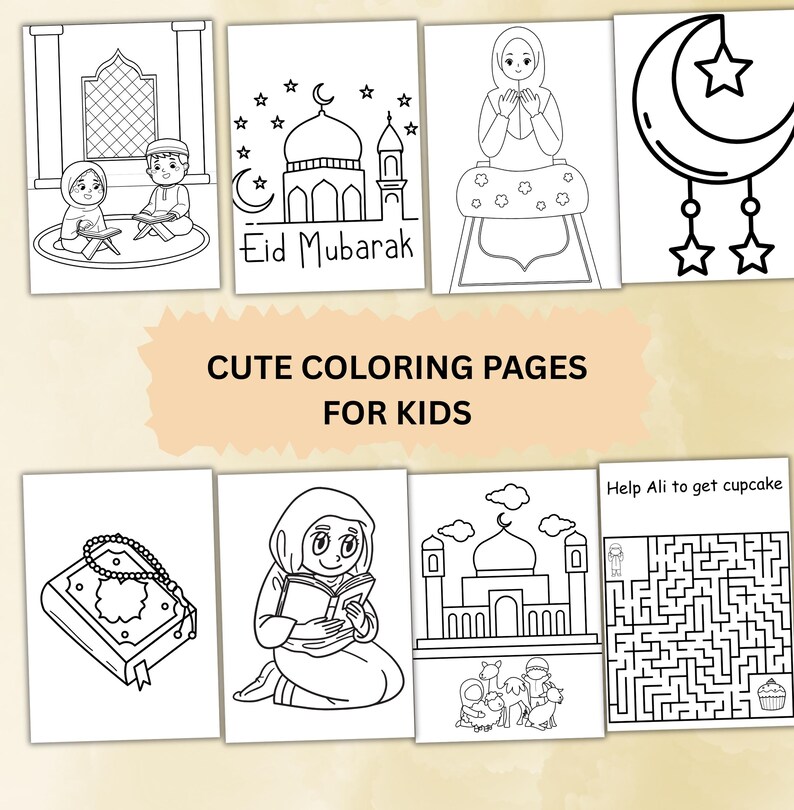 Eid Ul Adha Activity, Eid Activity Printable, Hajj Kids Activity, Eid ...