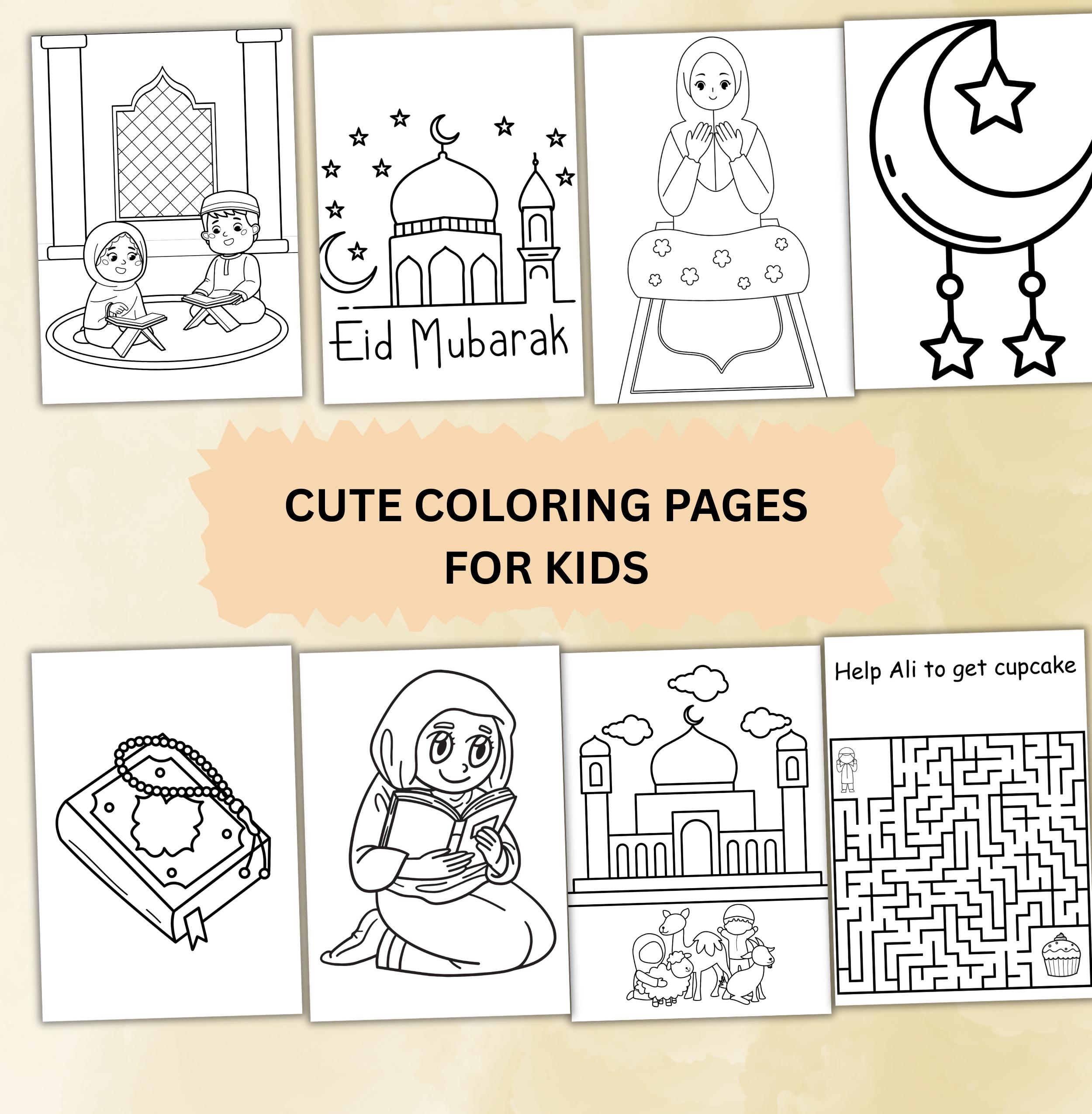 Eid Ul Adha Activity, Eid Activity Printable, Hajj Kids Activity, Eid ...