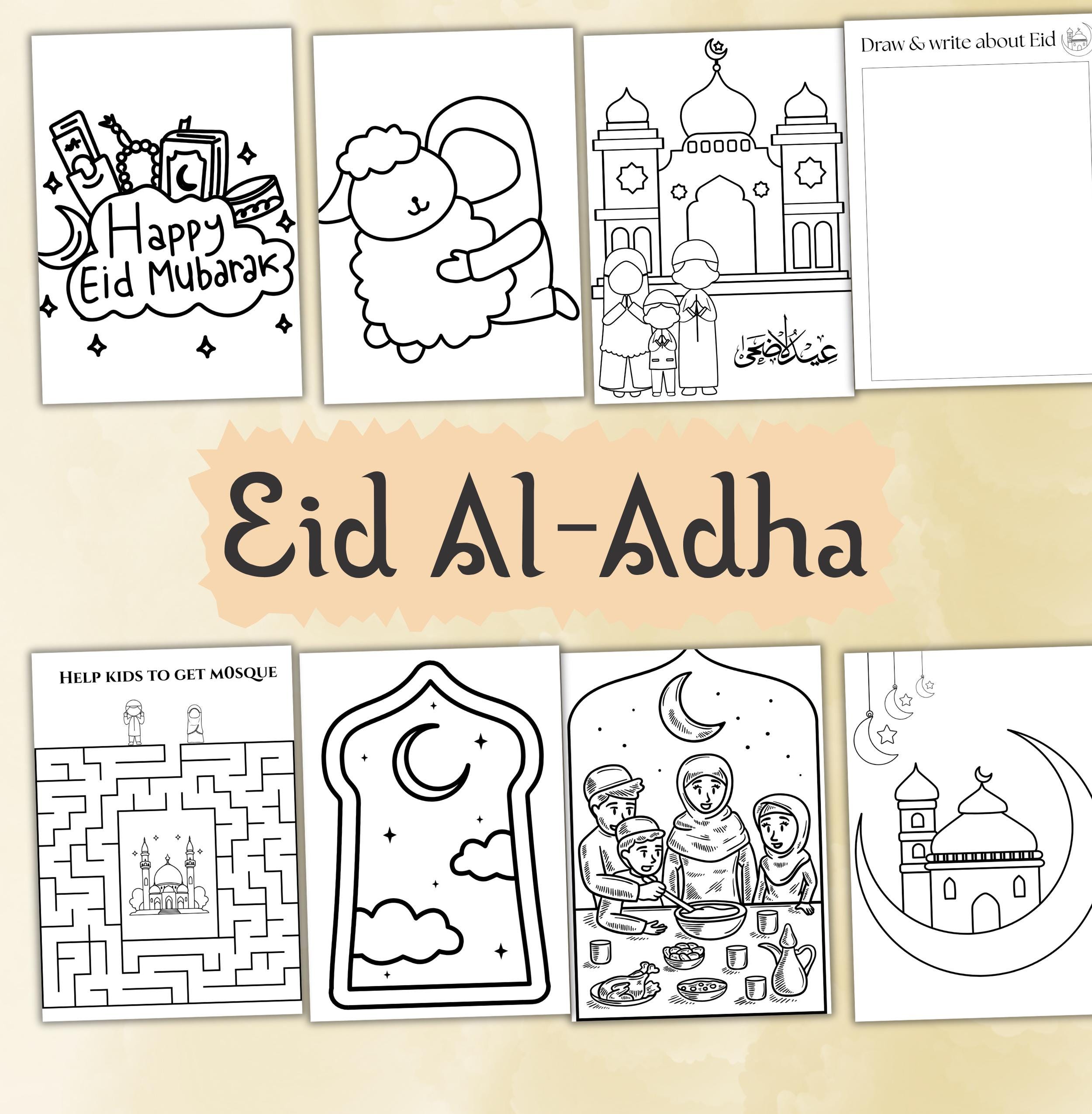 Eid Ul Adha Activity, Eid Activity Printable, Hajj Kids Activity, Eid ...
