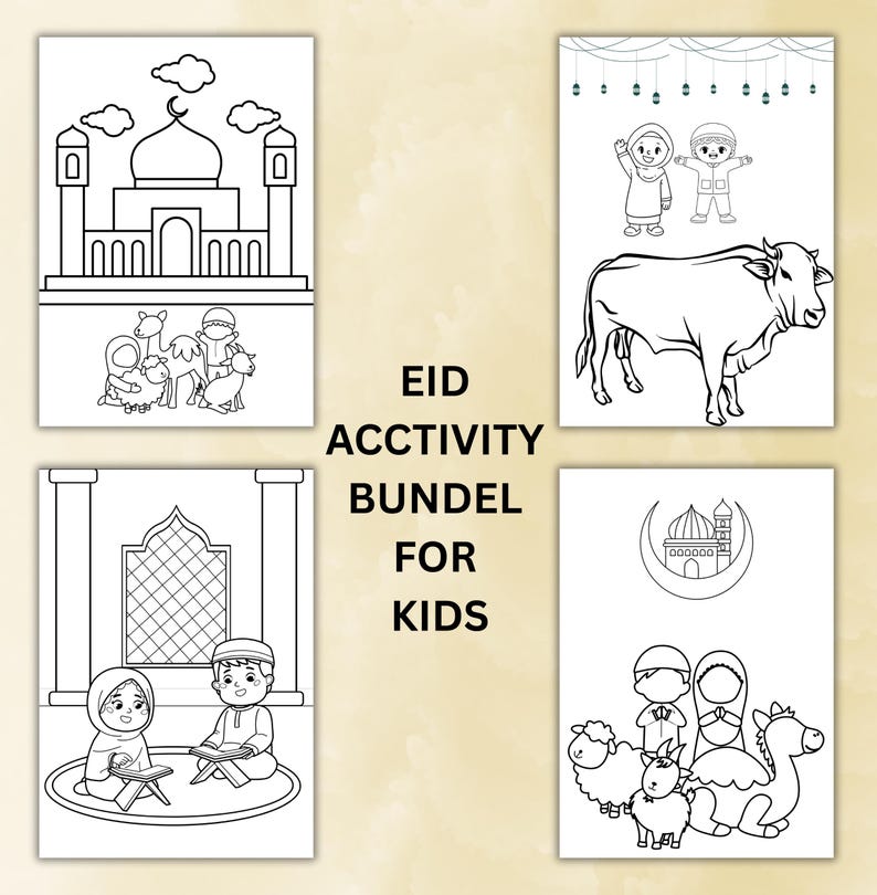 Eid Ul Adha Activity, Eid Activity Printable, Hajj Kids Activity, Eid ...