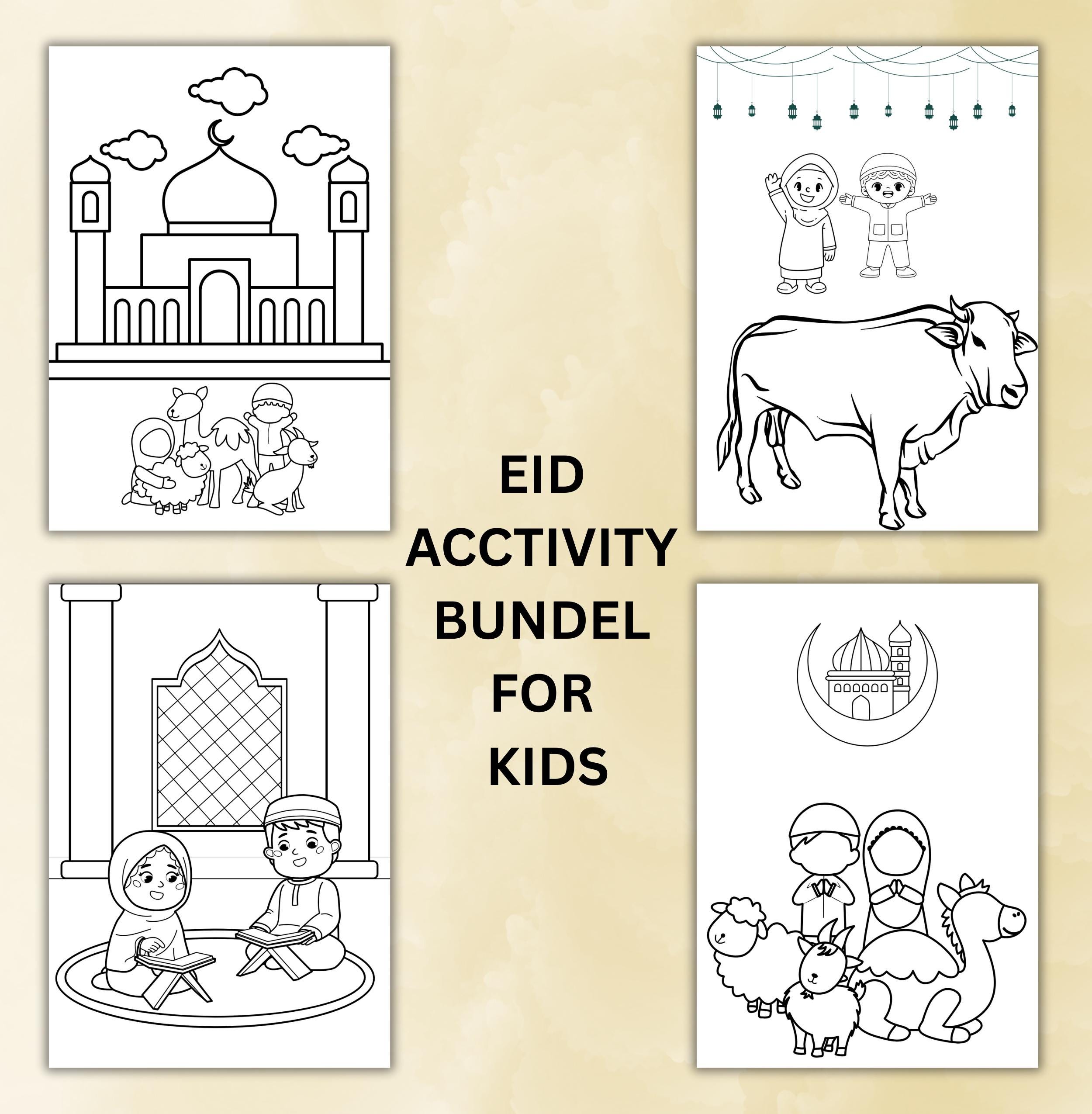 Eid Ul Adha Activity, Eid Activity Printable, Hajj Kids Activity, Eid ...