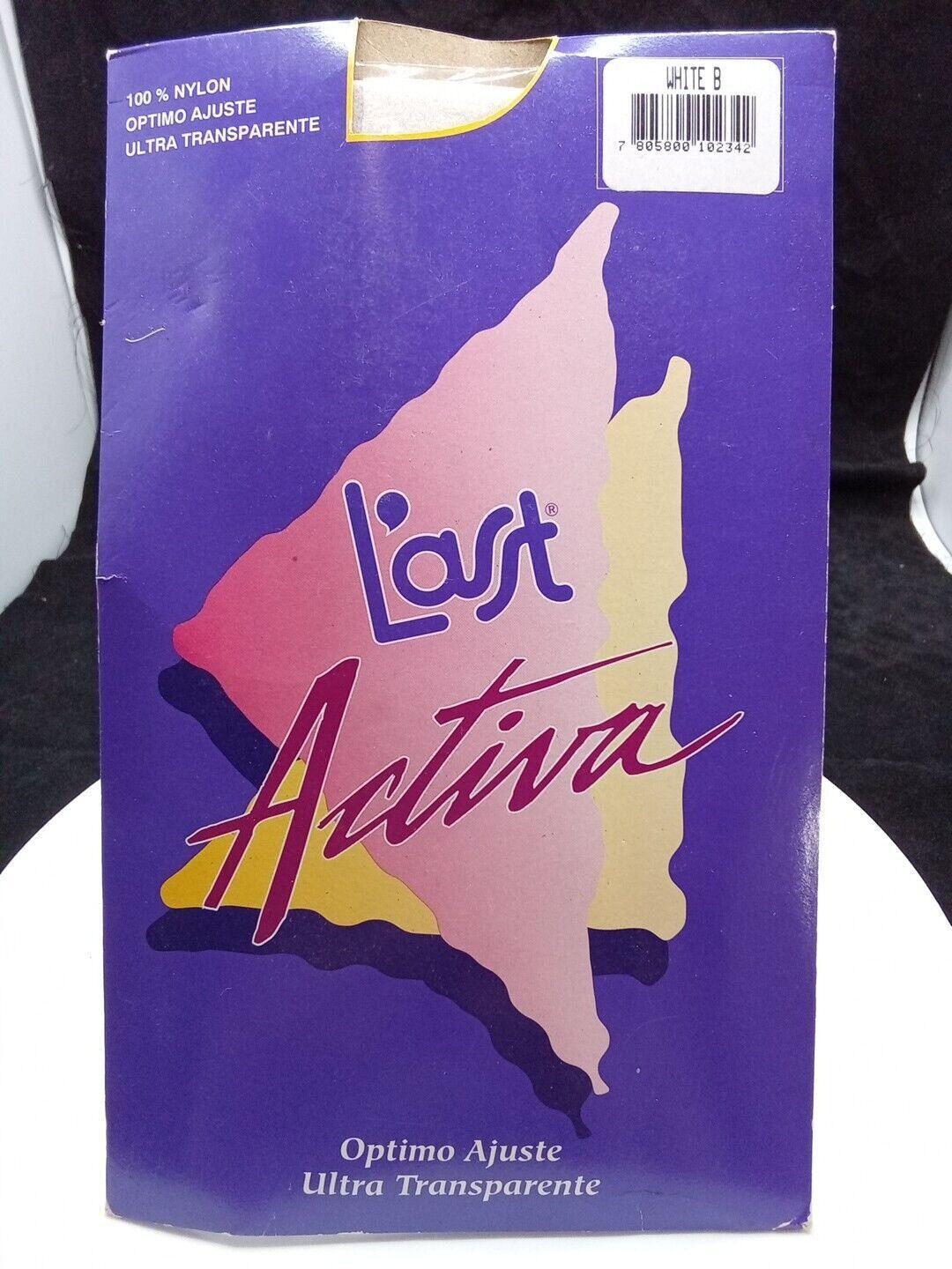 Last Activa Pantyhose Ultra Sheer Sandal Toe White Size B NEW - Etsy