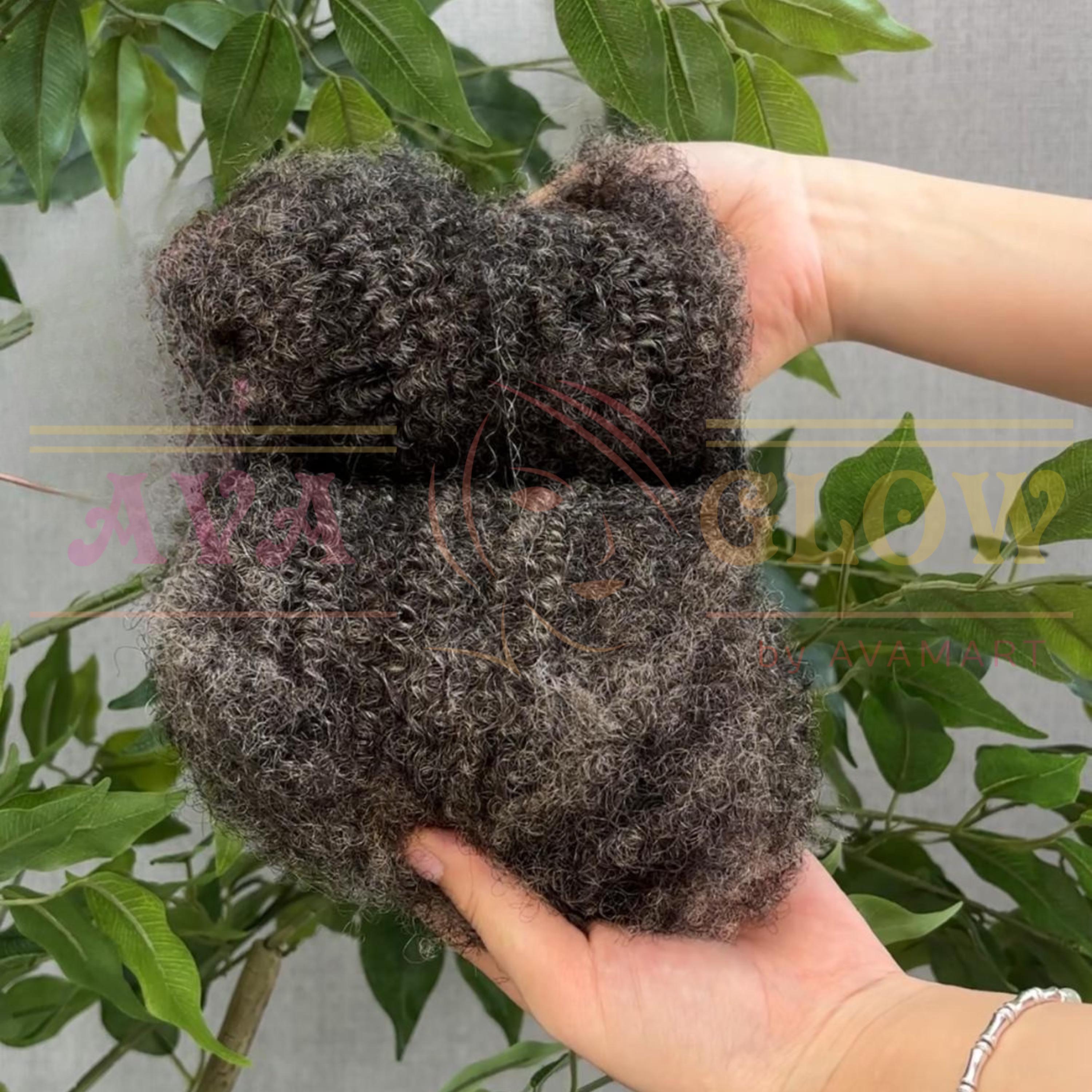 Afro Kinki Bulk Hair for Braiding, Twists, Microlocs Starter Locs ...