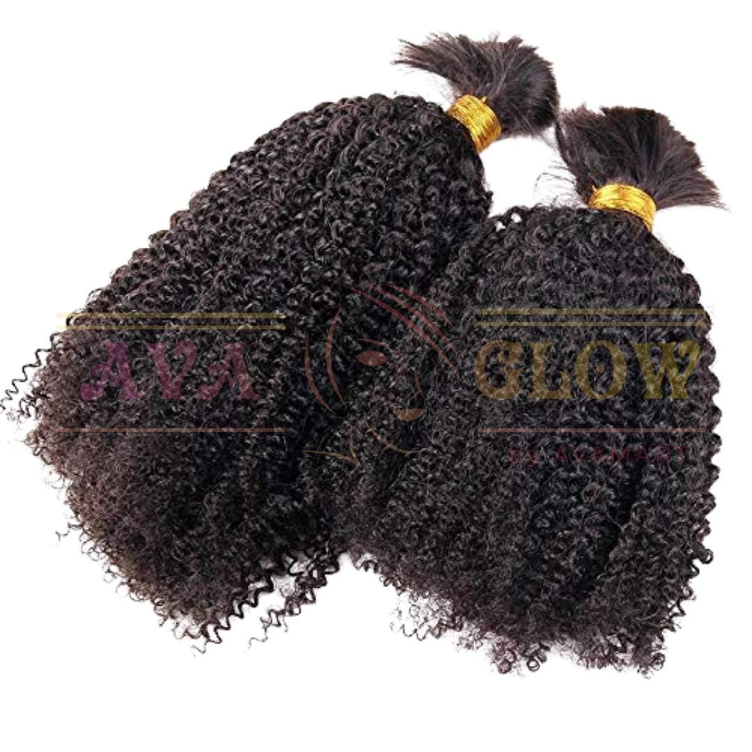 Boho Curls Human Hair Bundles for Braiding, Curly Hair for Locs, Deep ...