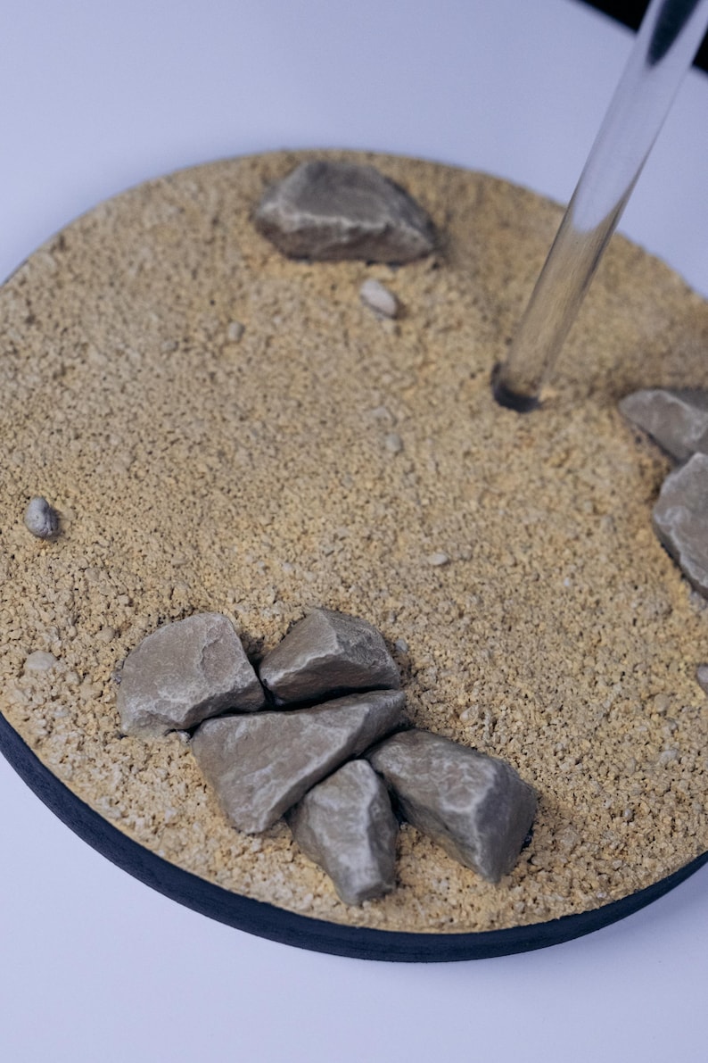 1/6 Scale Action Figure Diorama Base – Rocky Sandy Desert Style Display ...