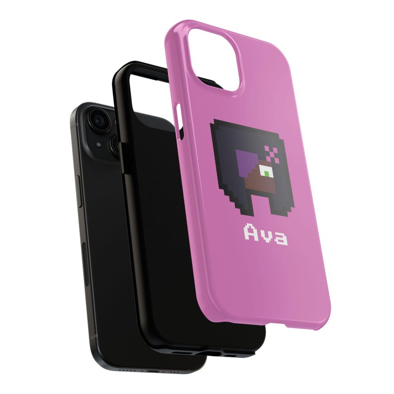 Custom Pixel Art Avatar Phone Case | Personalized Vibrant Video Game ...