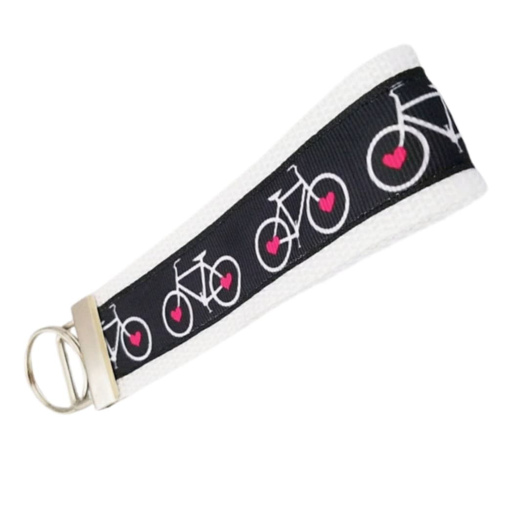 Bicycle Lover Key Fob - Bike, Wristlet, Love Bikes Key Fob, Keychain - Etsy
