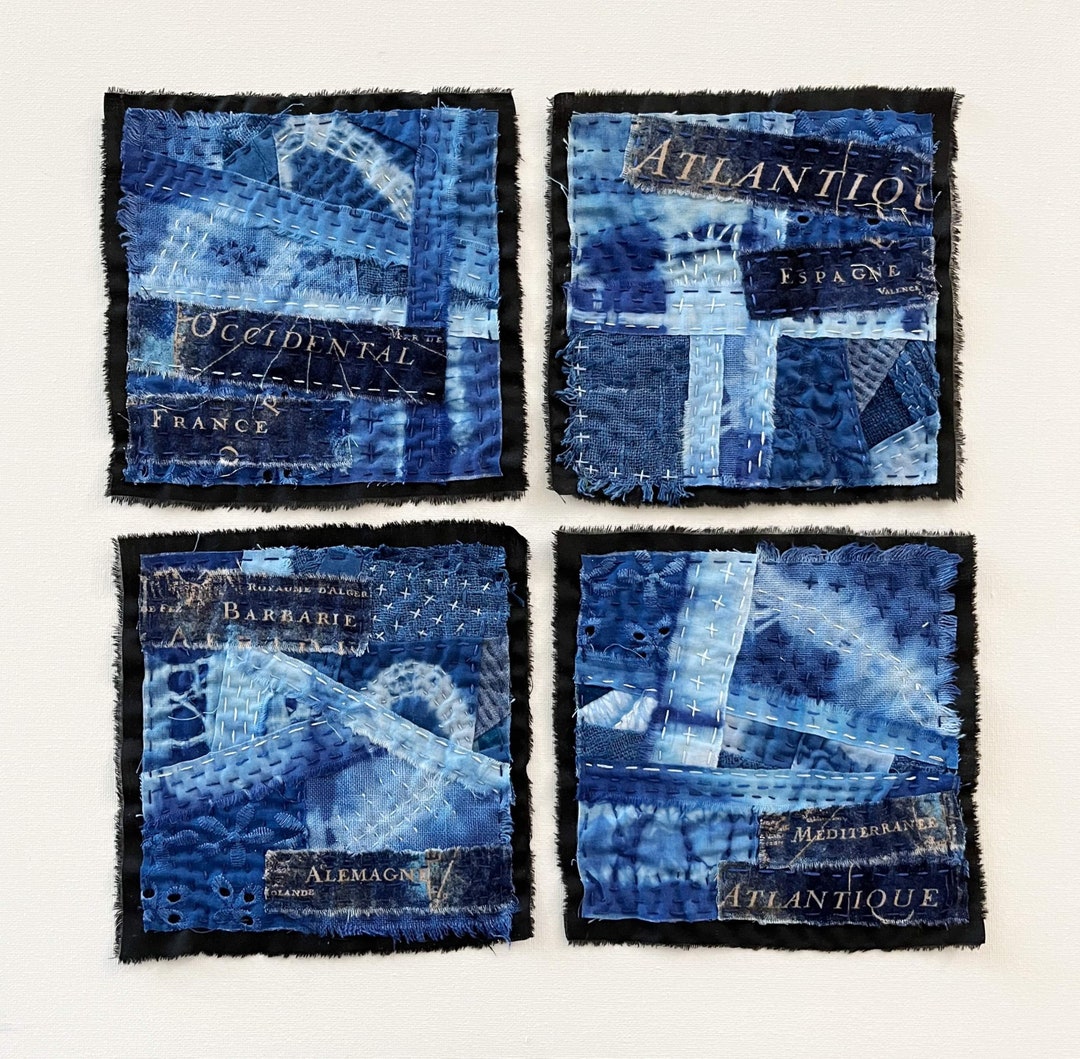 Sashiko, Boro Patch, Handmade Sew-on Patch, Patch for Jeans, Denim ...