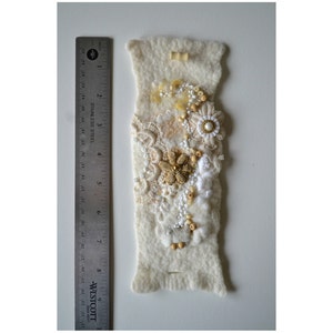 Handmade Felted Wool Bracelet - Etsy