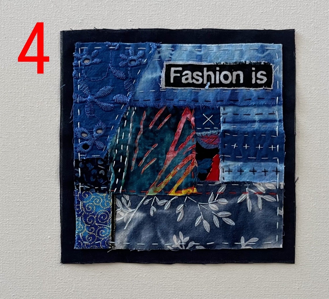 Handcrafted Boro Sashiko Patch: Unique Denim Mending With Hand ...