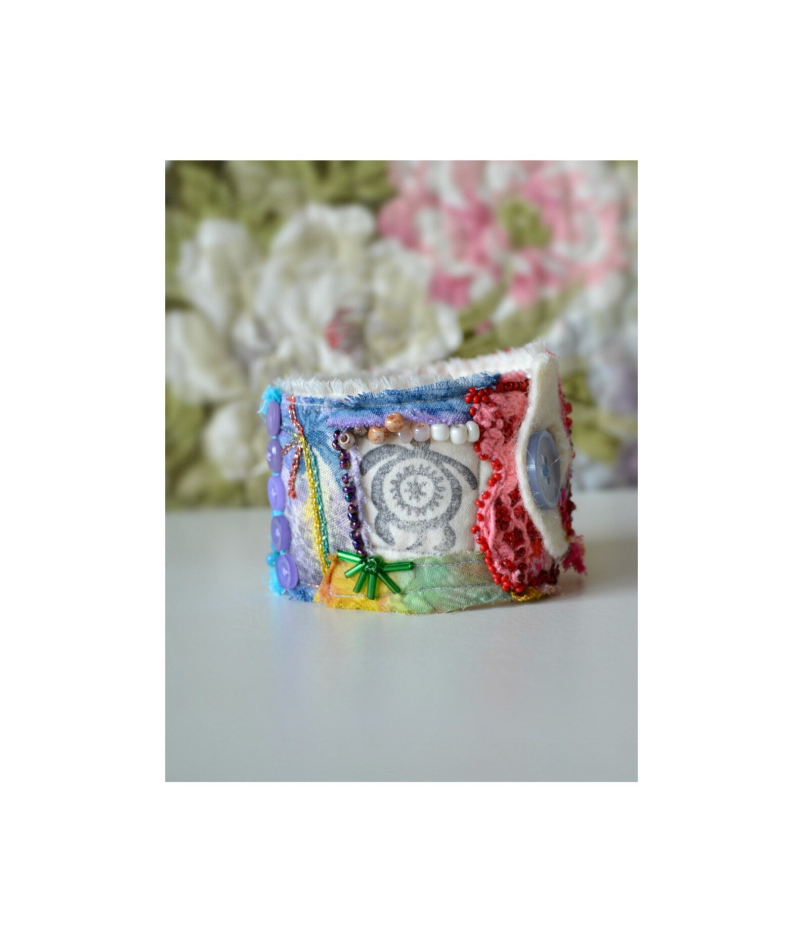 Handmade Felted Wool Bracelet - Etsy