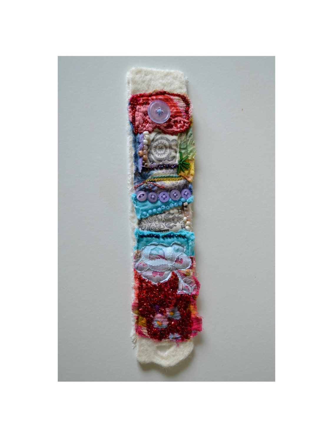 Handmade Felted Wool Bracelet - Etsy