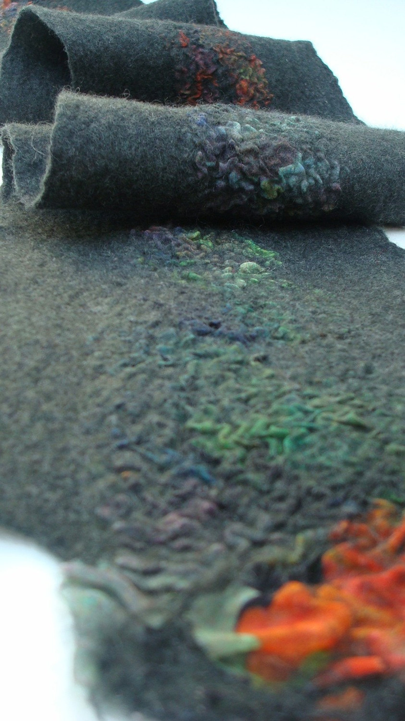 PDF Tutorial Felted Wool Scarf Using Nuno Felting Technique in English ...