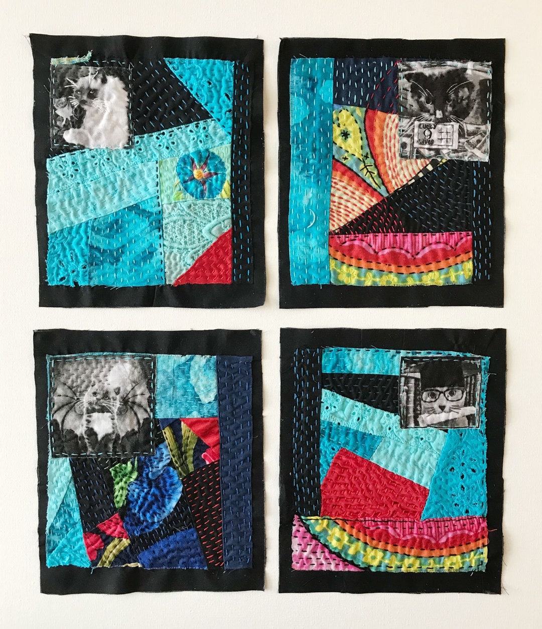 Sashiko, Boro Patch, Handmade Sew-on Patch, Patch for Jeans, Denim ...