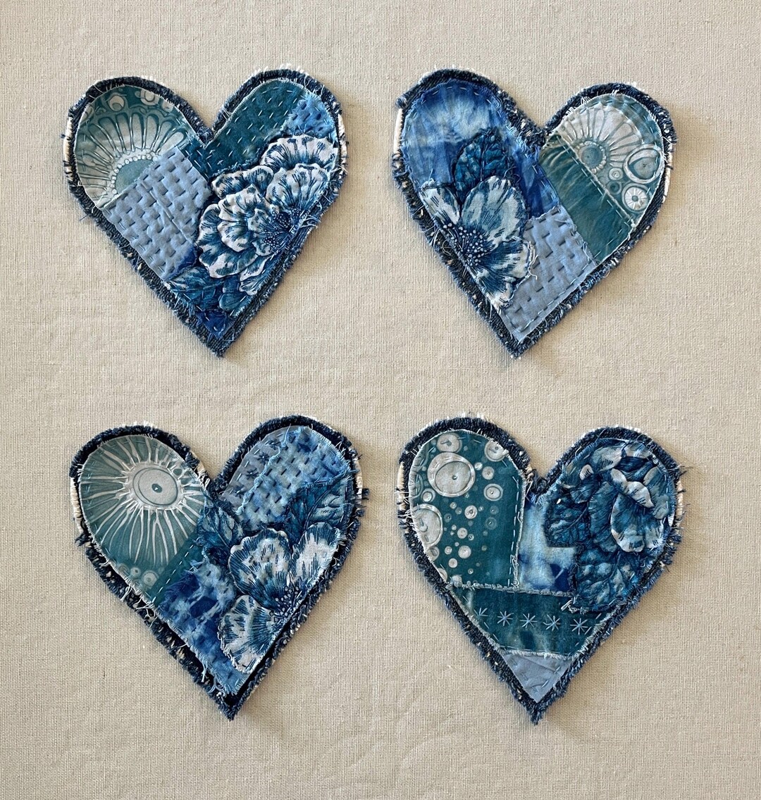 Sashiko, Boro Patch, Handmade Sew-on Patch, Patch for Jeans, Denim ...